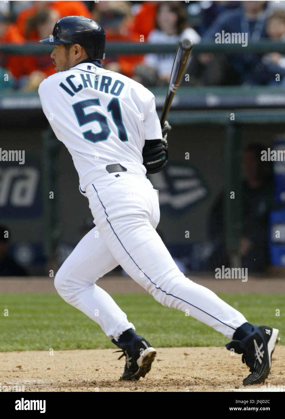 SEATTLE, United States - Seattle Mariners outfielder Ichiro Suzuki hits ...