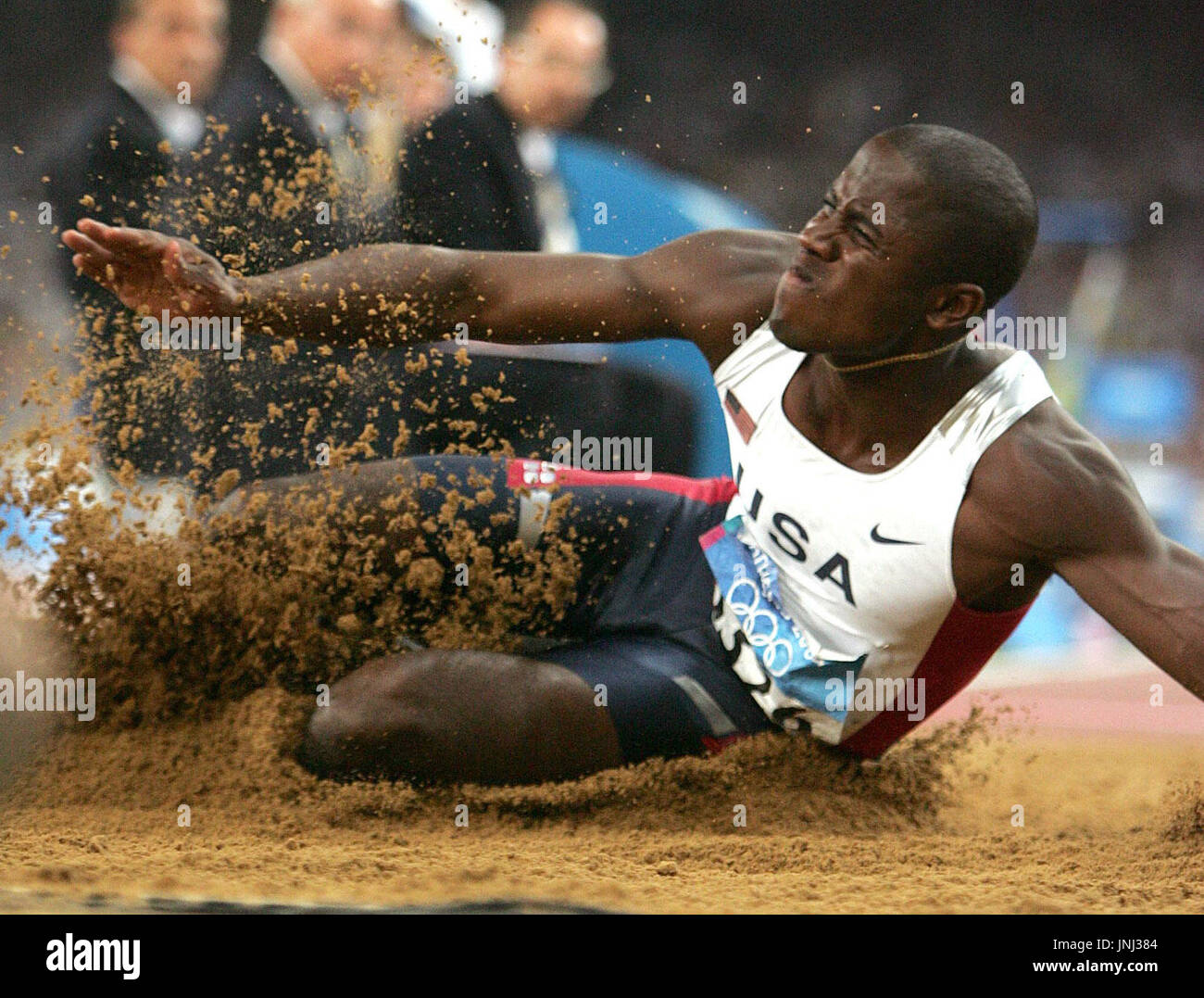 ATHENS, Greece - American Dwight Phillips wins the gold medal in the ...