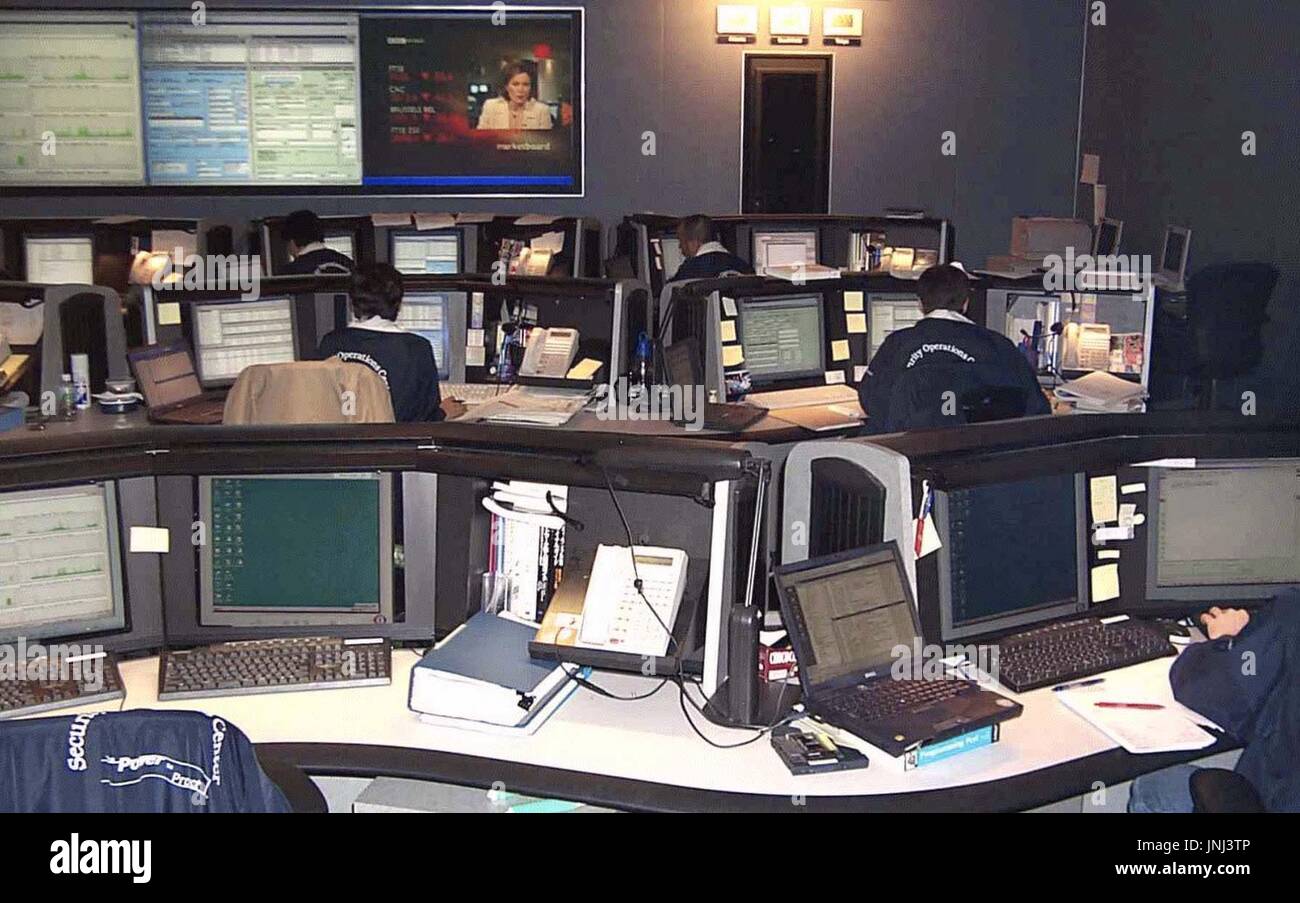 TOKYO, Japan - The operation center of Internet Security Systems in ...