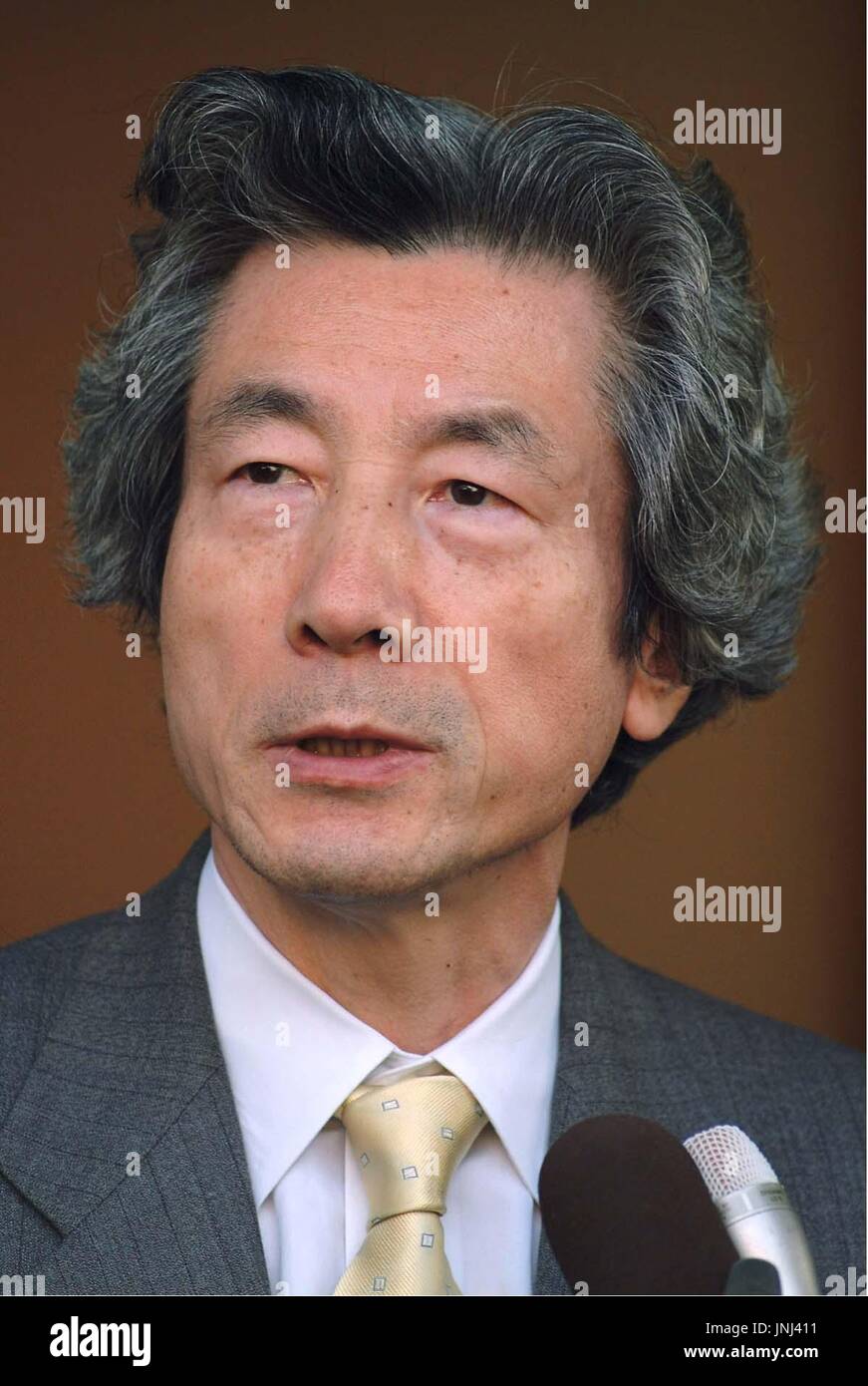 TOKYO, Japan - Japanese Prime Minister Junichiro Koizumi answers ...