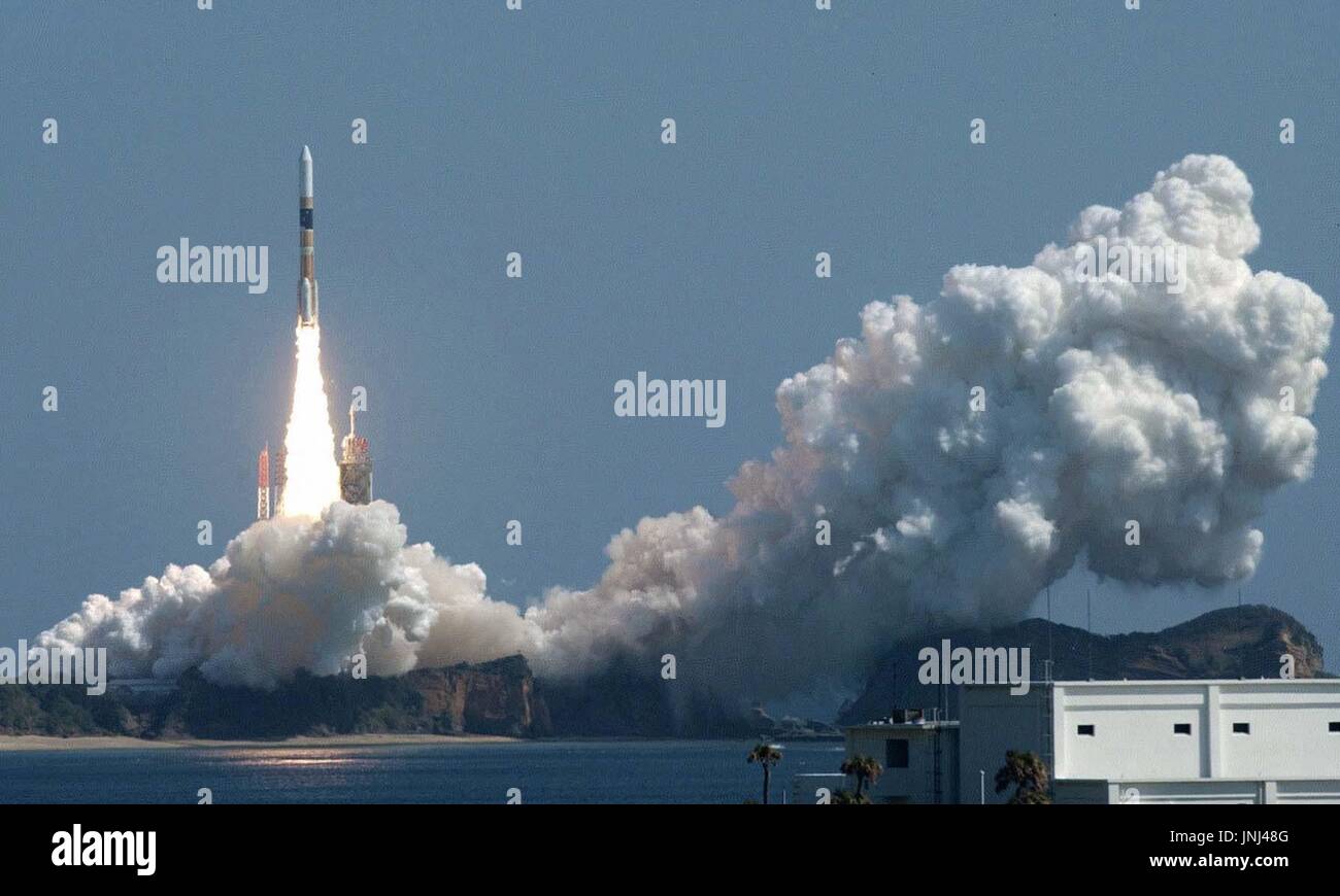 TANEGASHIMA, Japan - An H2A rocket carrying two spy satellites lifts ...