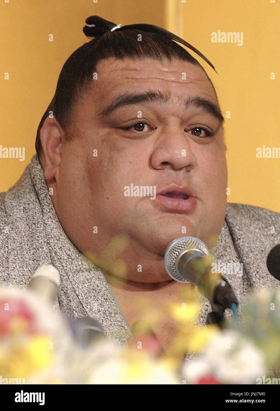 FUKUOKA, Japan - Grand champion Musashimaru, the second foreign-born ...
