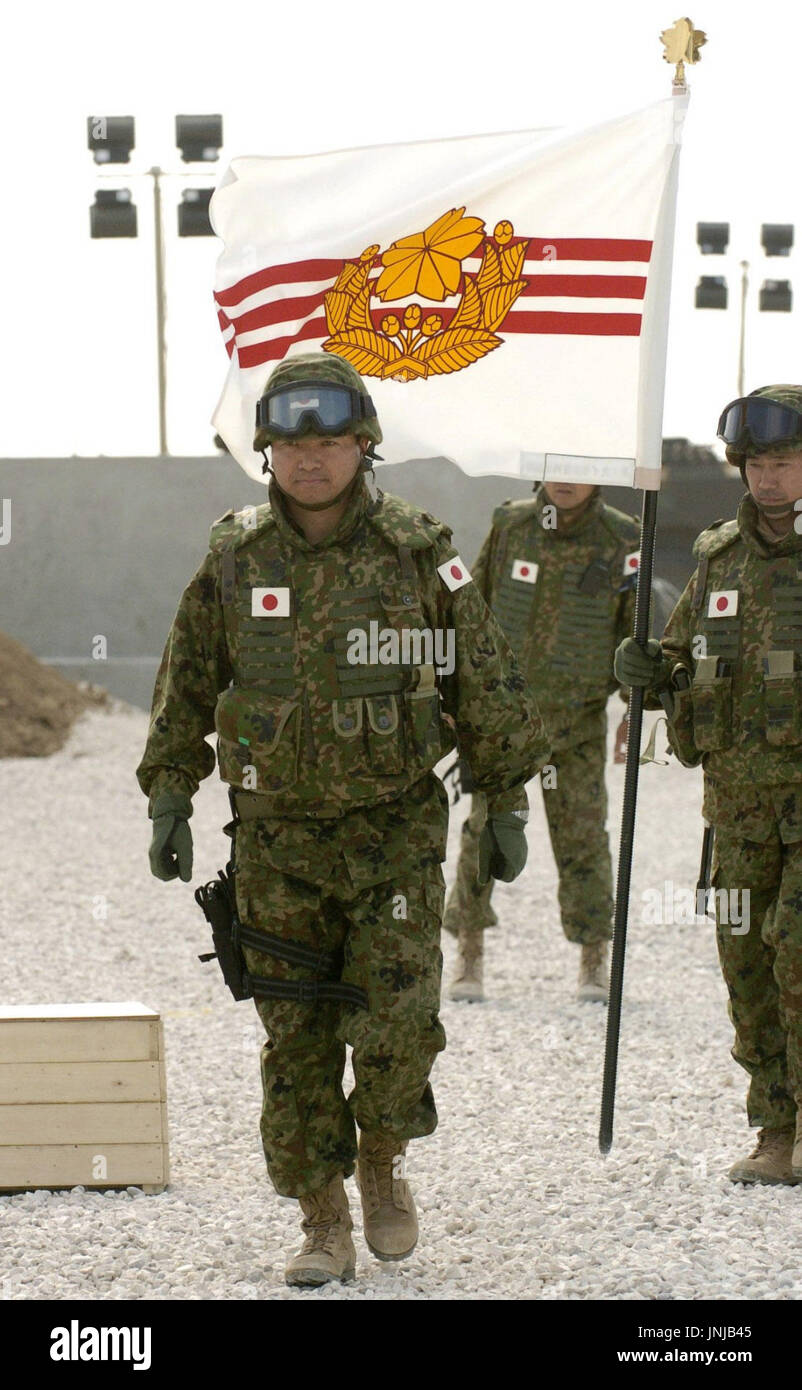 SAMAWAH, Iraq - Col. Koichiro Bansho leads a core unit of Japanese ...