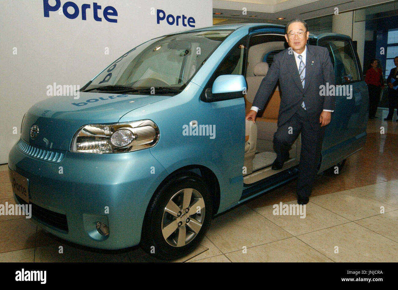 TOKYO, Japan - Toyota Motor Corp. President Fujio Cho poses for photos ...