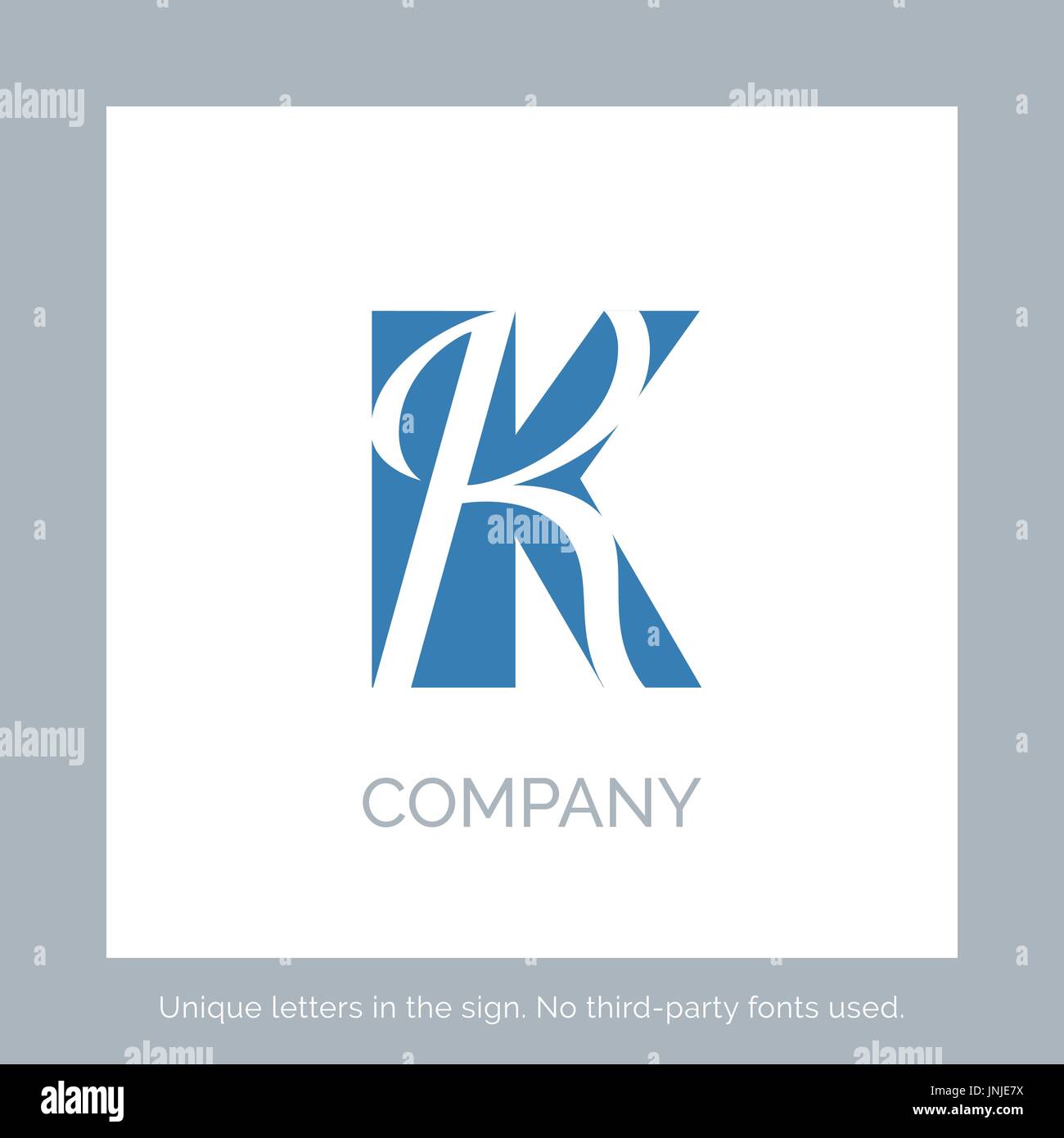 Creative k letter vector sign design. Character symbols. Icon design ...