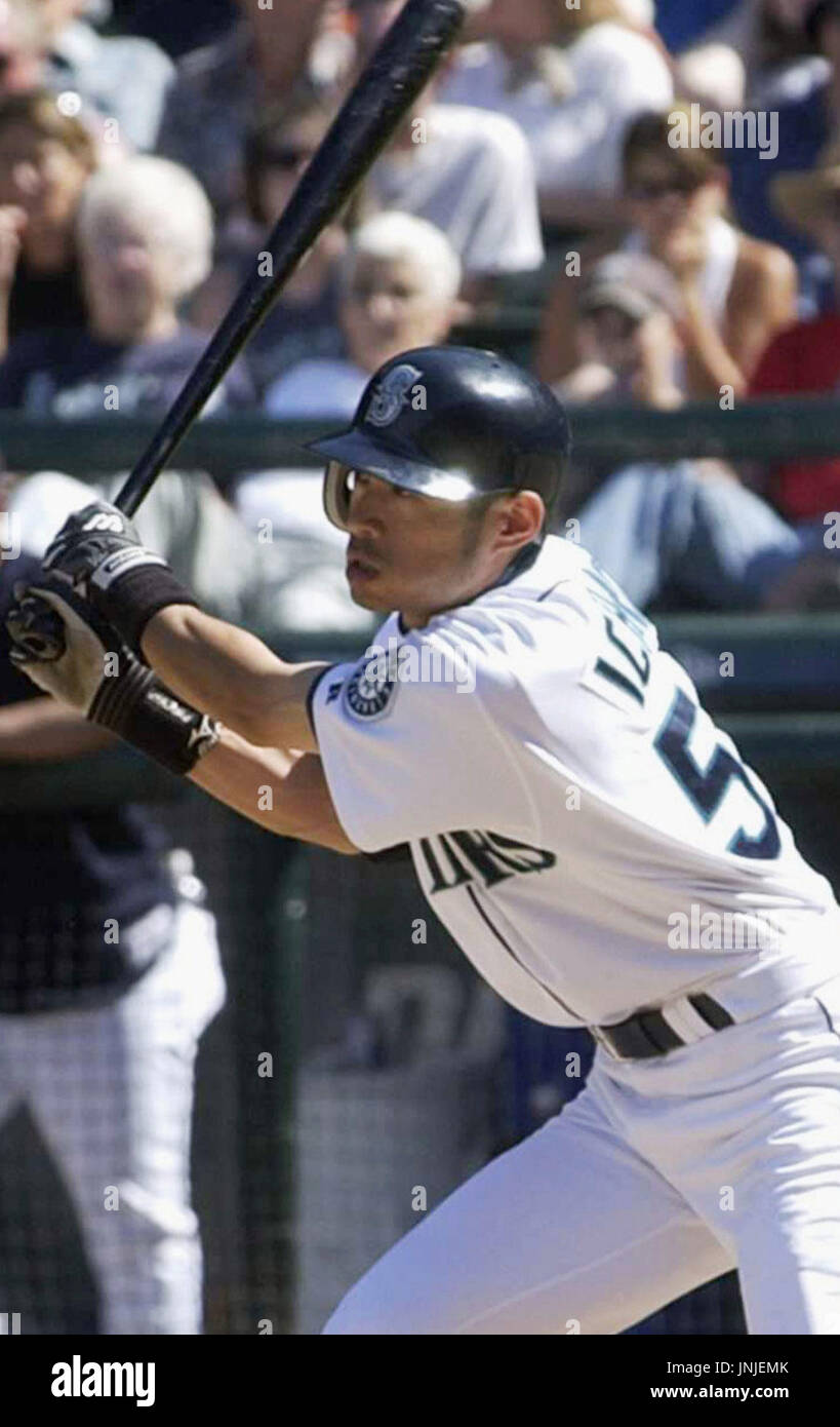 SEATTLE, United States - Seattle Mariners leadoff batter Ichiro Suzuki ...