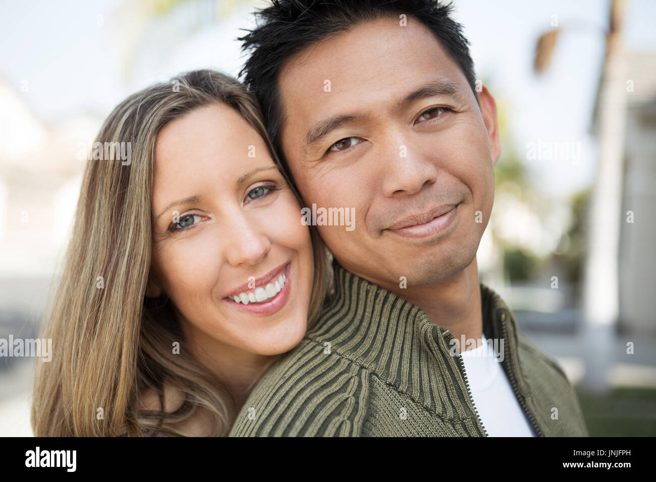 Mixed race couple Stock Photo - Alamy