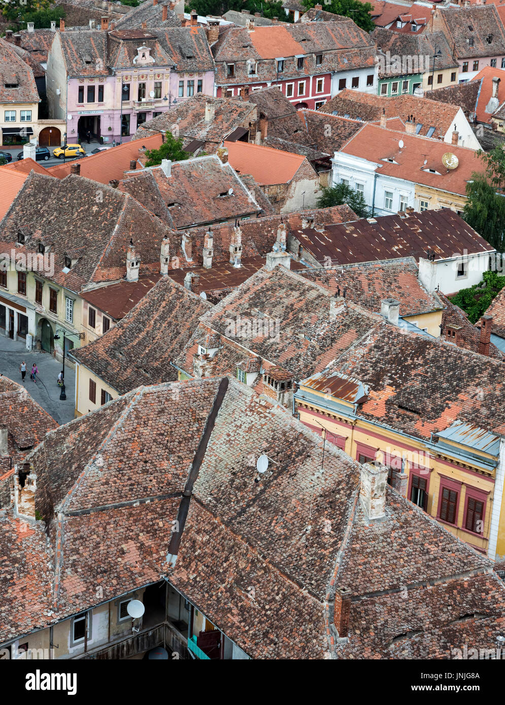 Rooftops sibiu old town hi-res stock photography and images - Alamy