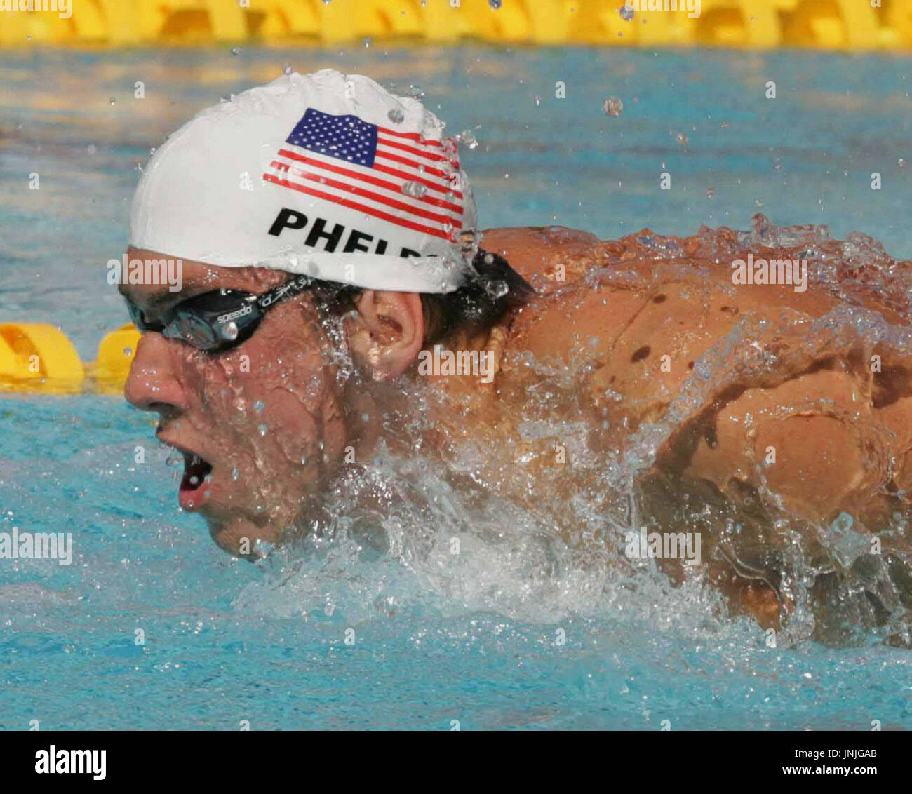 ATHENS, Greece - Michael Phelps of the United States tops the ...