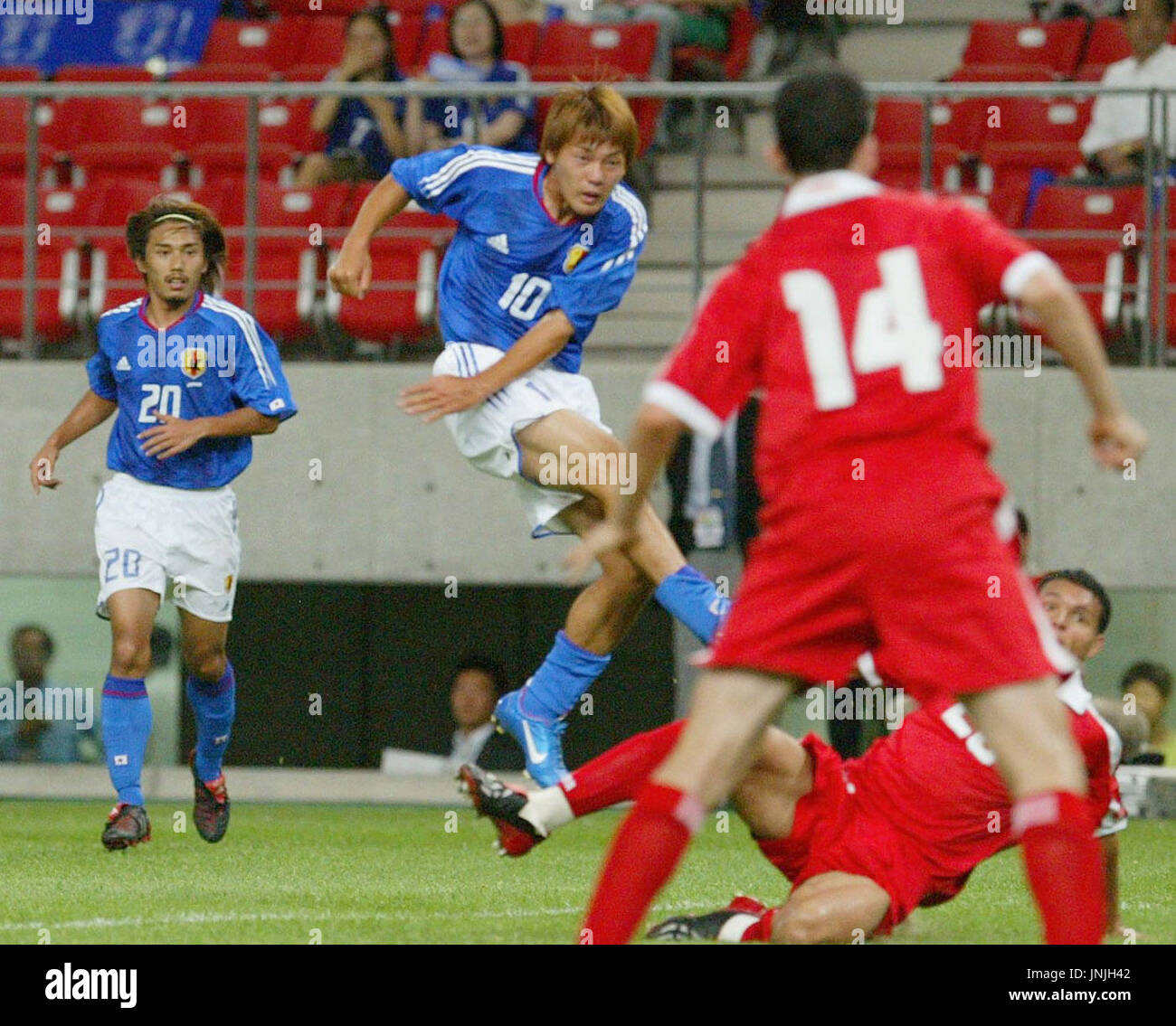 TOYOTA, Japan - Japan Under-23 midfielder Daisuku Matsui attempts a ...