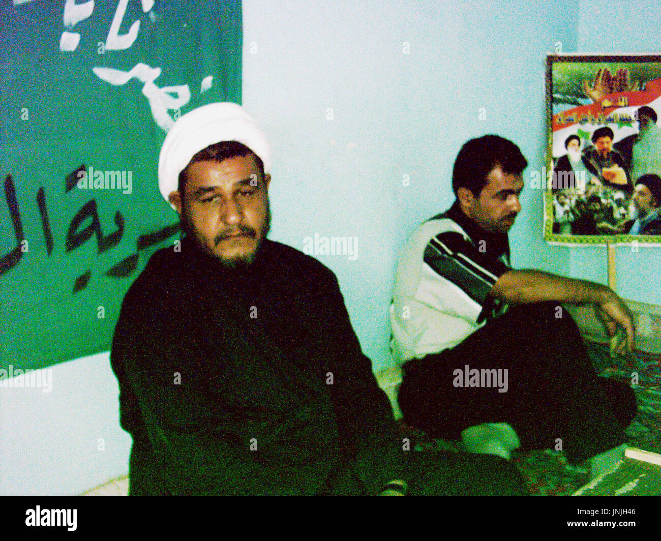 SAMAWAH, Iraq - Ghazi al-Zargani (L), a senior supporter of militant ...