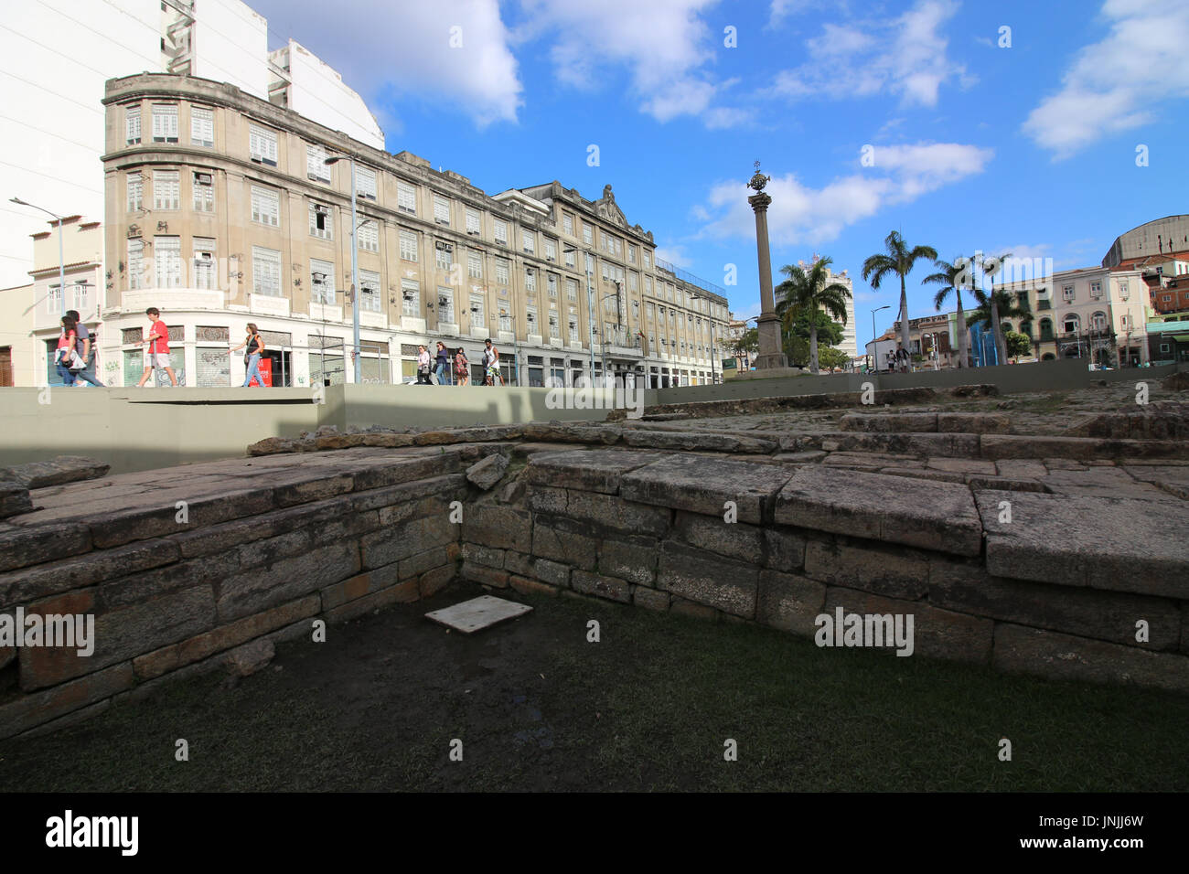 Rio de Janeiro, Brazil, July 29, 2017: Cais do Valongo (Valongo Wharf ...