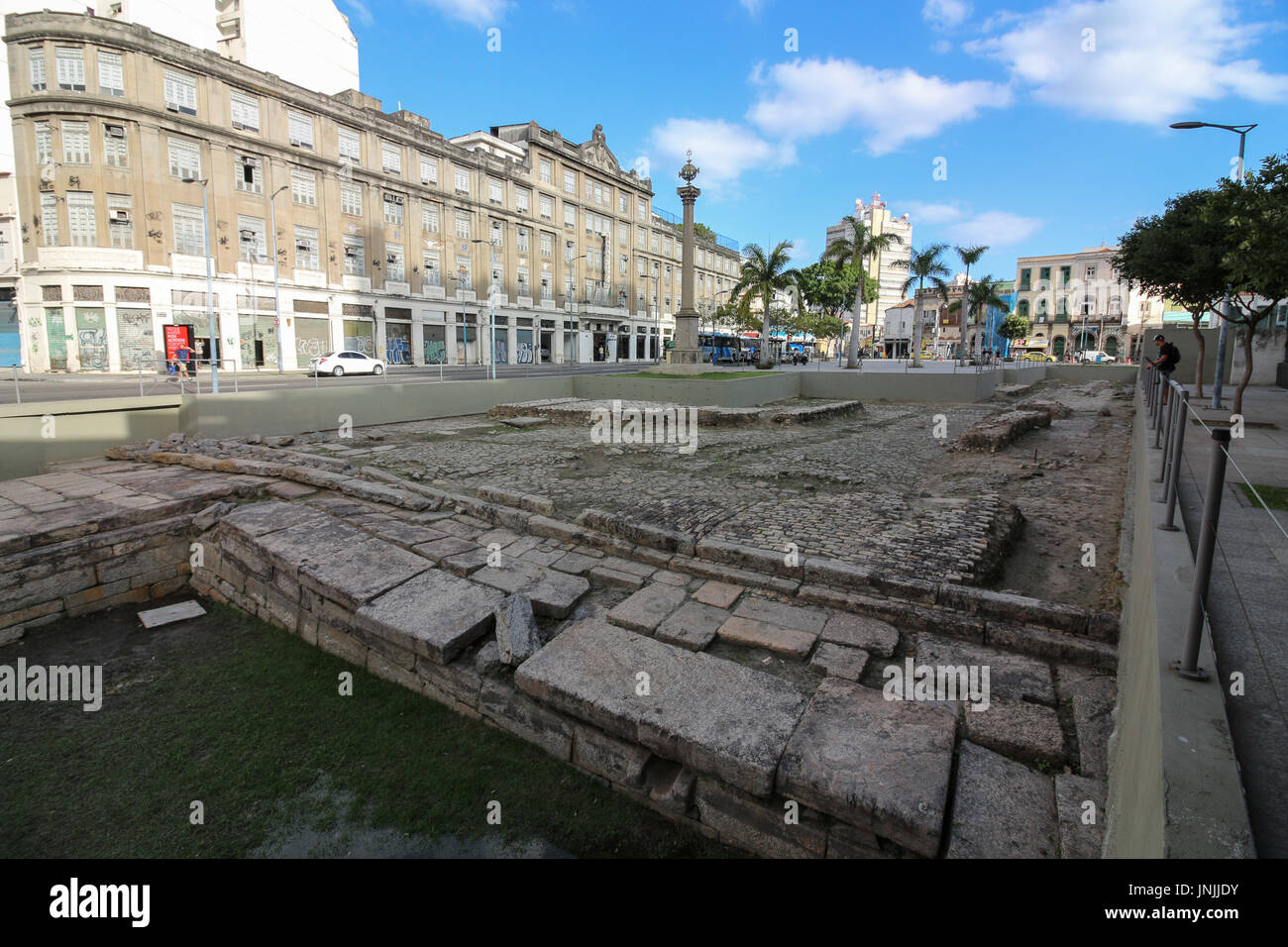 Rio de Janeiro, Brazil, July 29, 2017: Cais do Valongo (Valongo Wharf ...