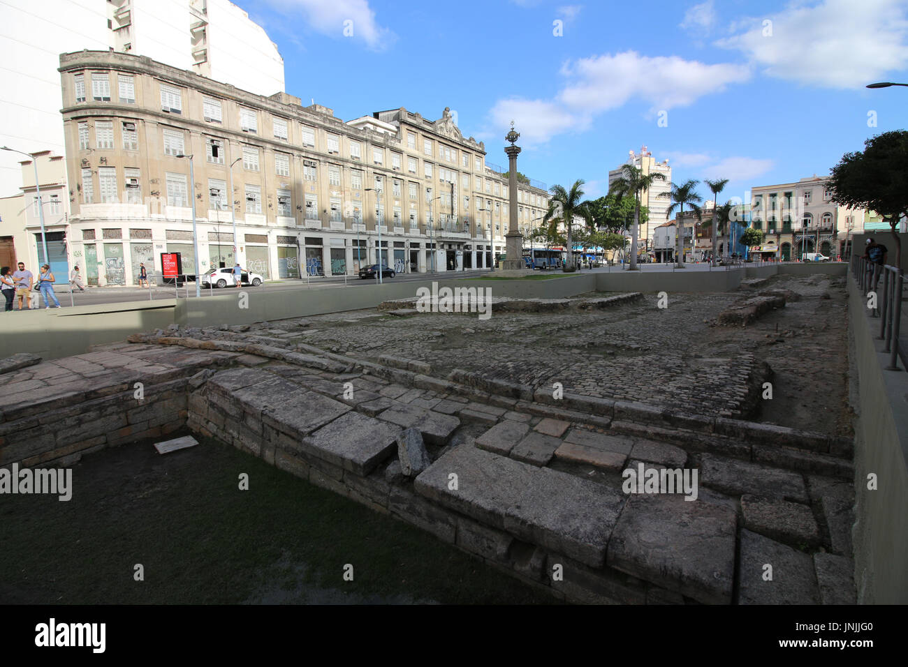 Rio de Janeiro, Brazil, July 29, 2017: Cais do Valongo (Valongo Wharf ...
