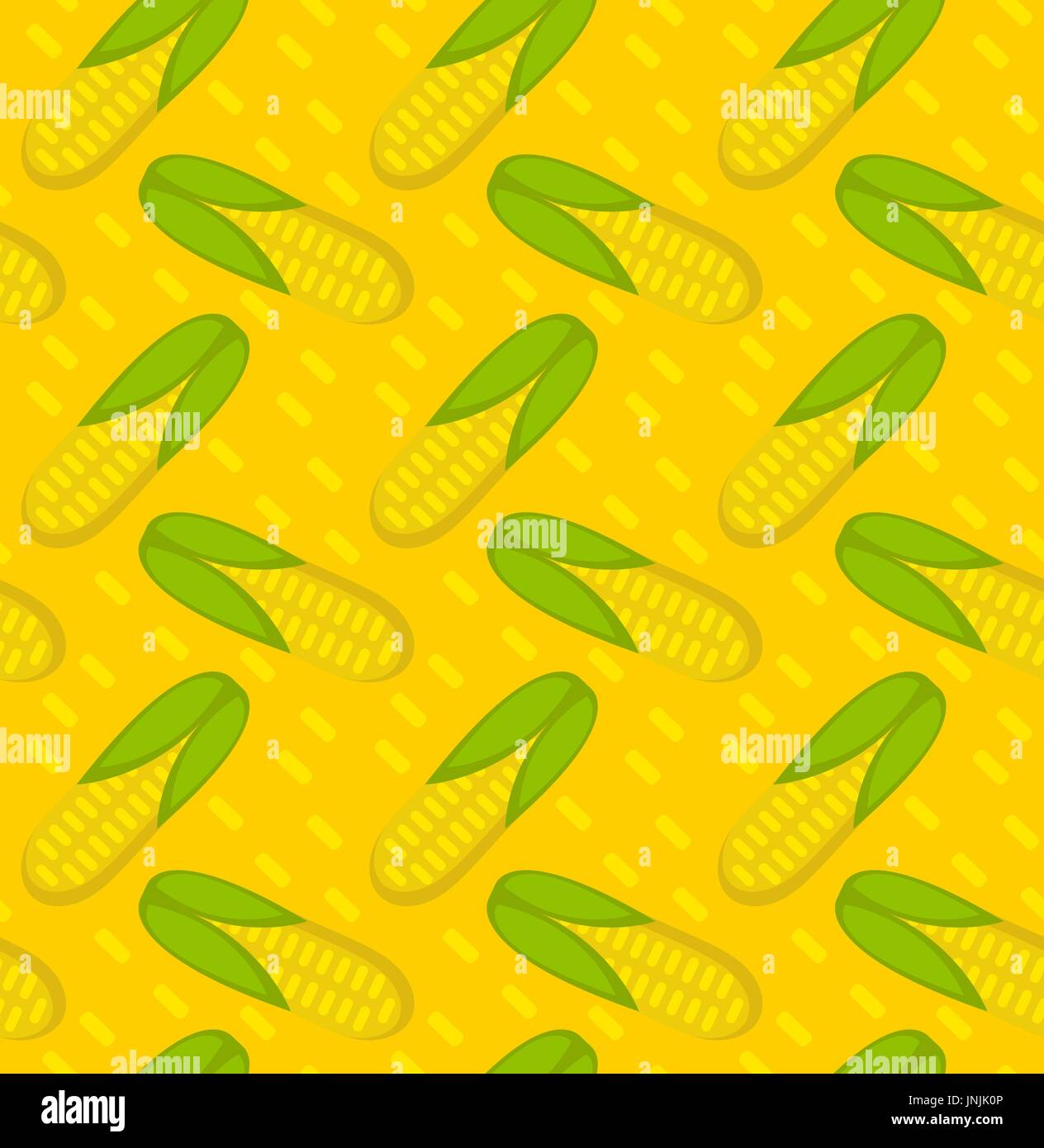 Corn seamless pattern. Maize endless background, texture. Vegetable ...