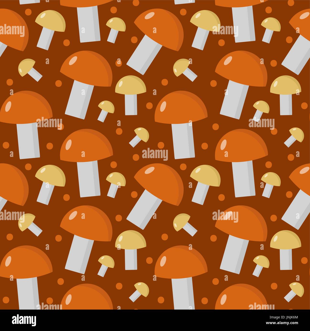 Mushrooms seamless pattern. Boletus edulis endless background, texture ... Mushrooms seamless pattern. Boletus edulis endless background, texture ...