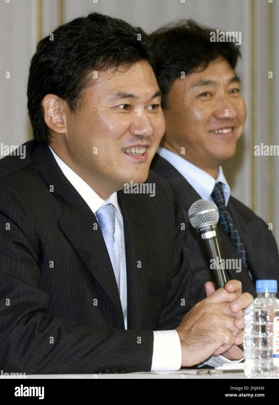 TOKYO, Japan - Hiroshi Mikitani, president of Internet shopping mall ...