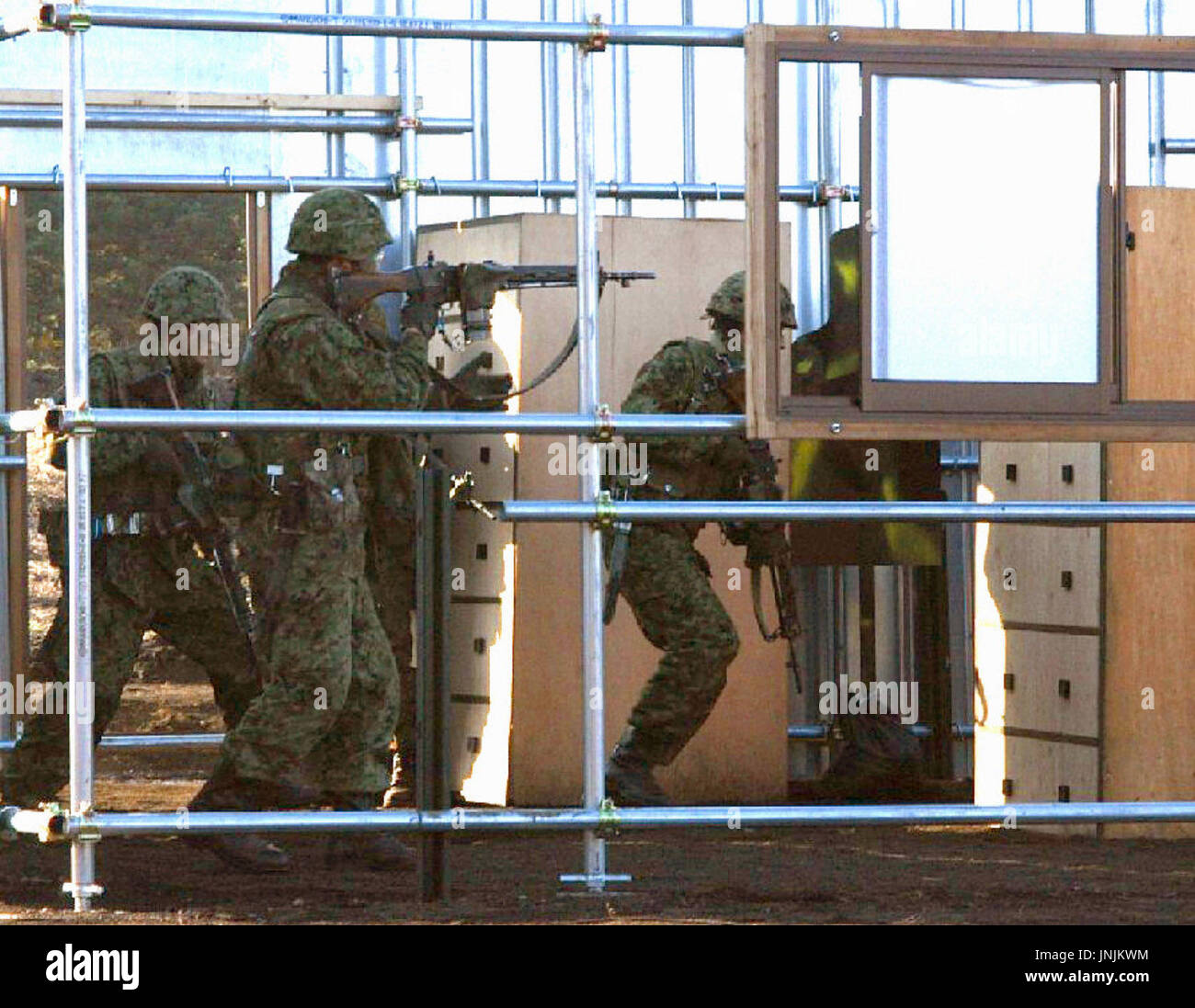 MORIOKA, Japan - Members of the Japanese Ground Self-Defense Force ...