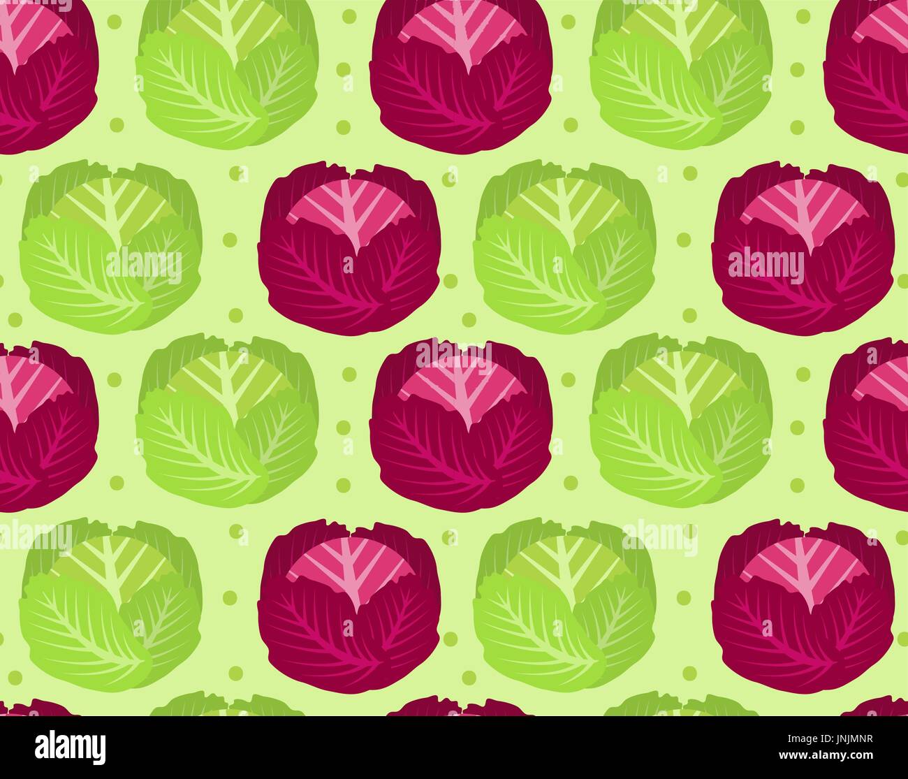 Cabbage seamless pattern. Red cabbage endless background, texture ...