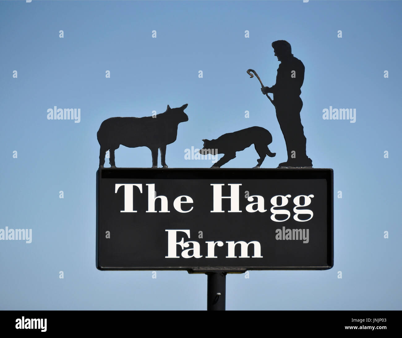 "The Hagg Farm", sign. Hagg Farm, Cornhill-on-Tweed, Northumberland ...