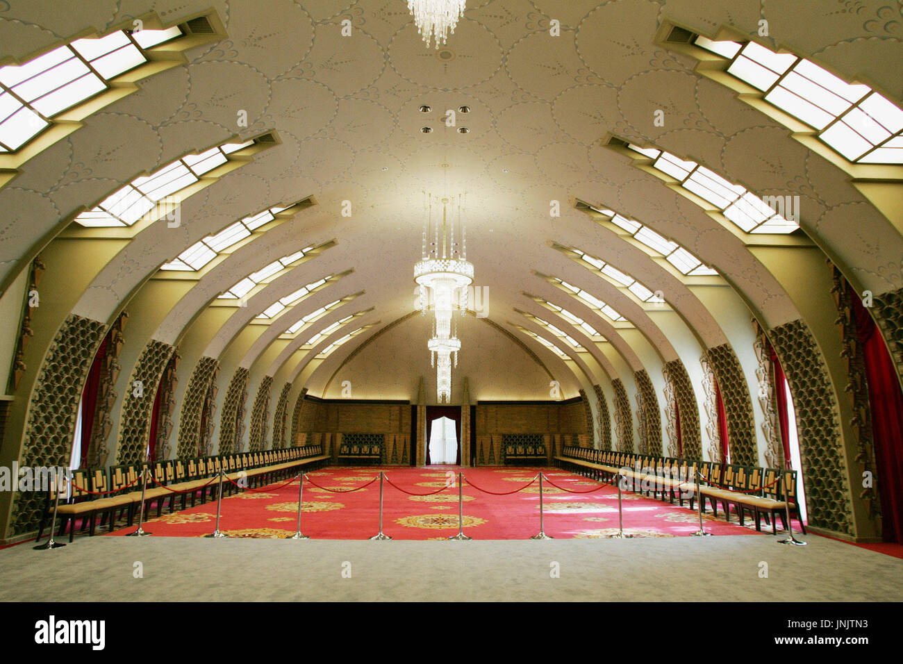 TOKYO, Japan - The great hall of the renovated prime minister's ...