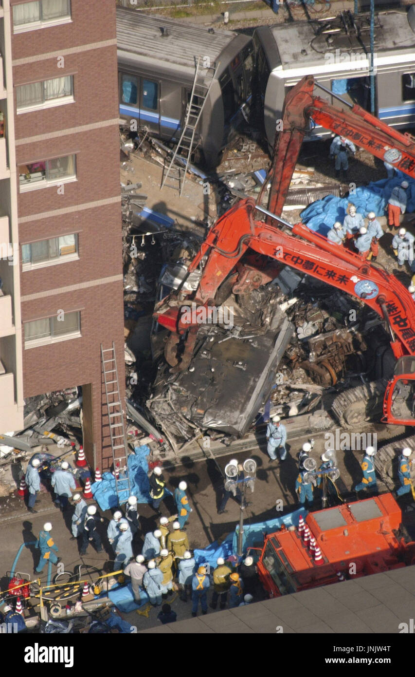OSAKA, Japan - Police and firefighters continue search operations on ...