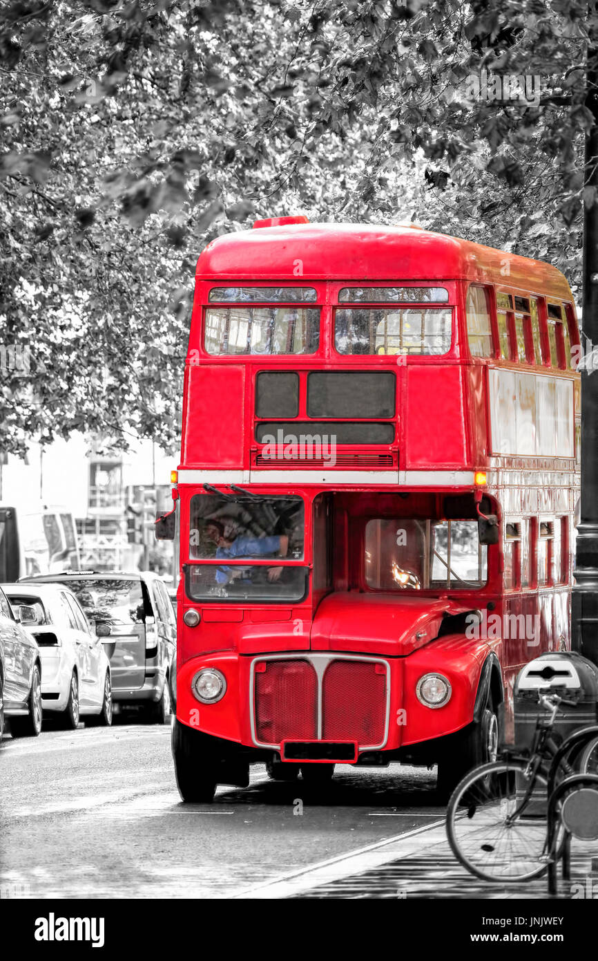 London routemaster style bus hi-res stock photography and images - Alamy