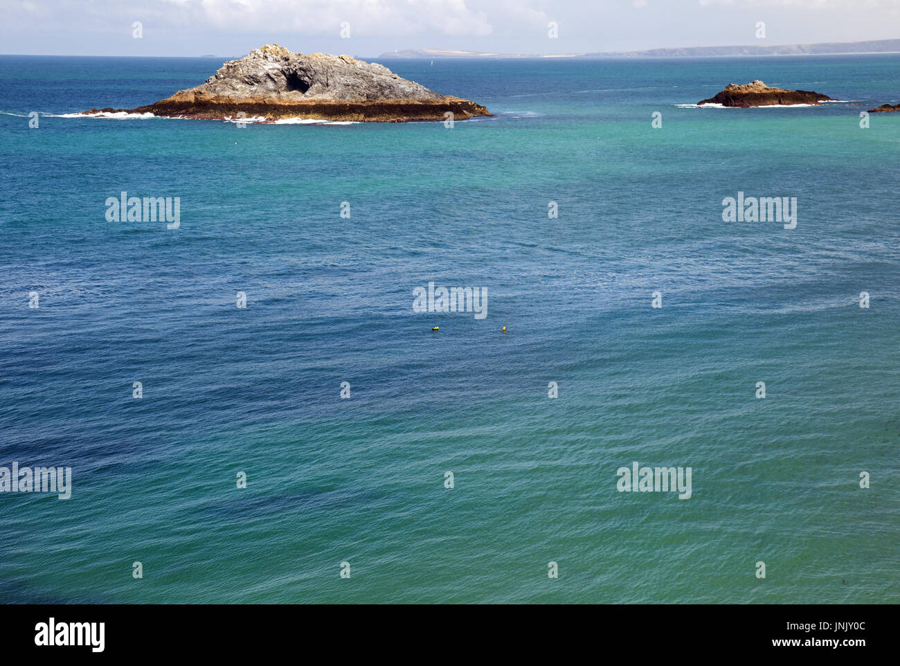 Cornish coastal scene Stock Photo - Alamy