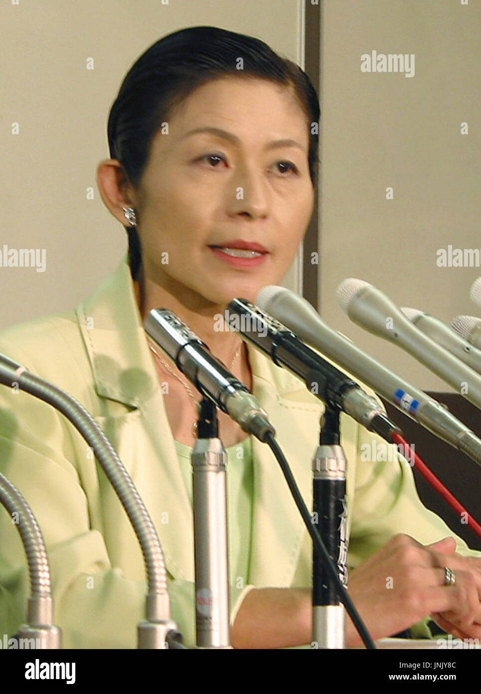 TOKYO, Japan - Yukiko Hashida, widow of Shinsuke Hashida, who was ...