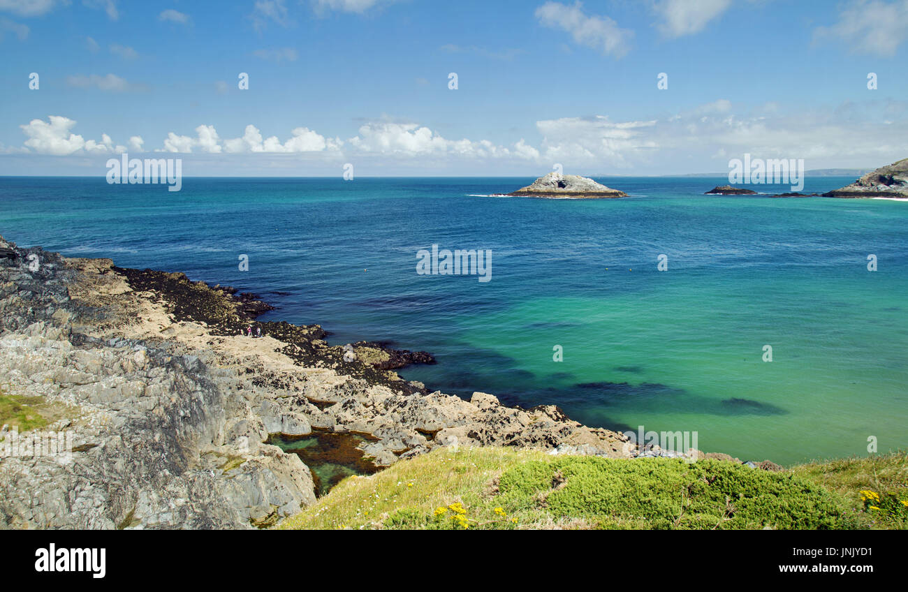 Cornish coastal scene Stock Photo - Alamy