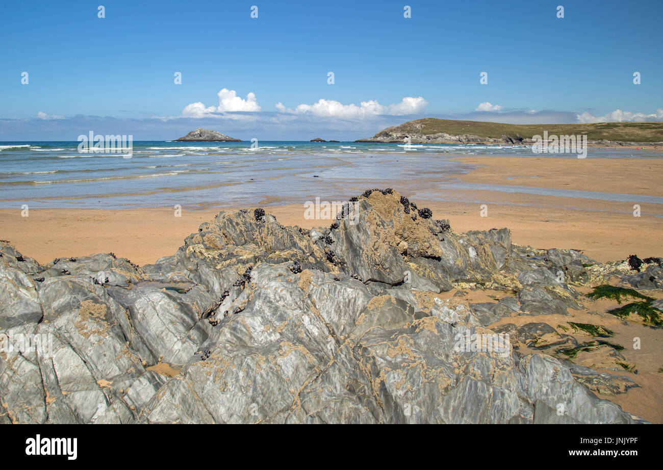 Cornish coastal scene Stock Photo - Alamy