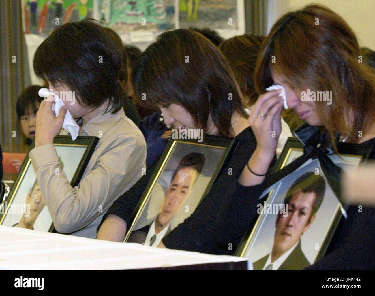 NEMURO, Japan - Relatives of victimized crew members of the Japanese ...