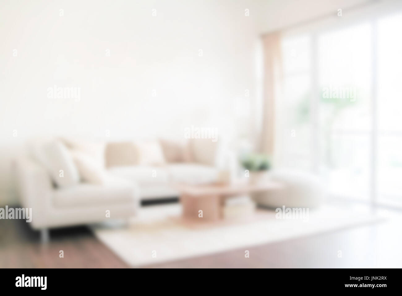 blur image of modern living room interior Stock Photo - Alamy