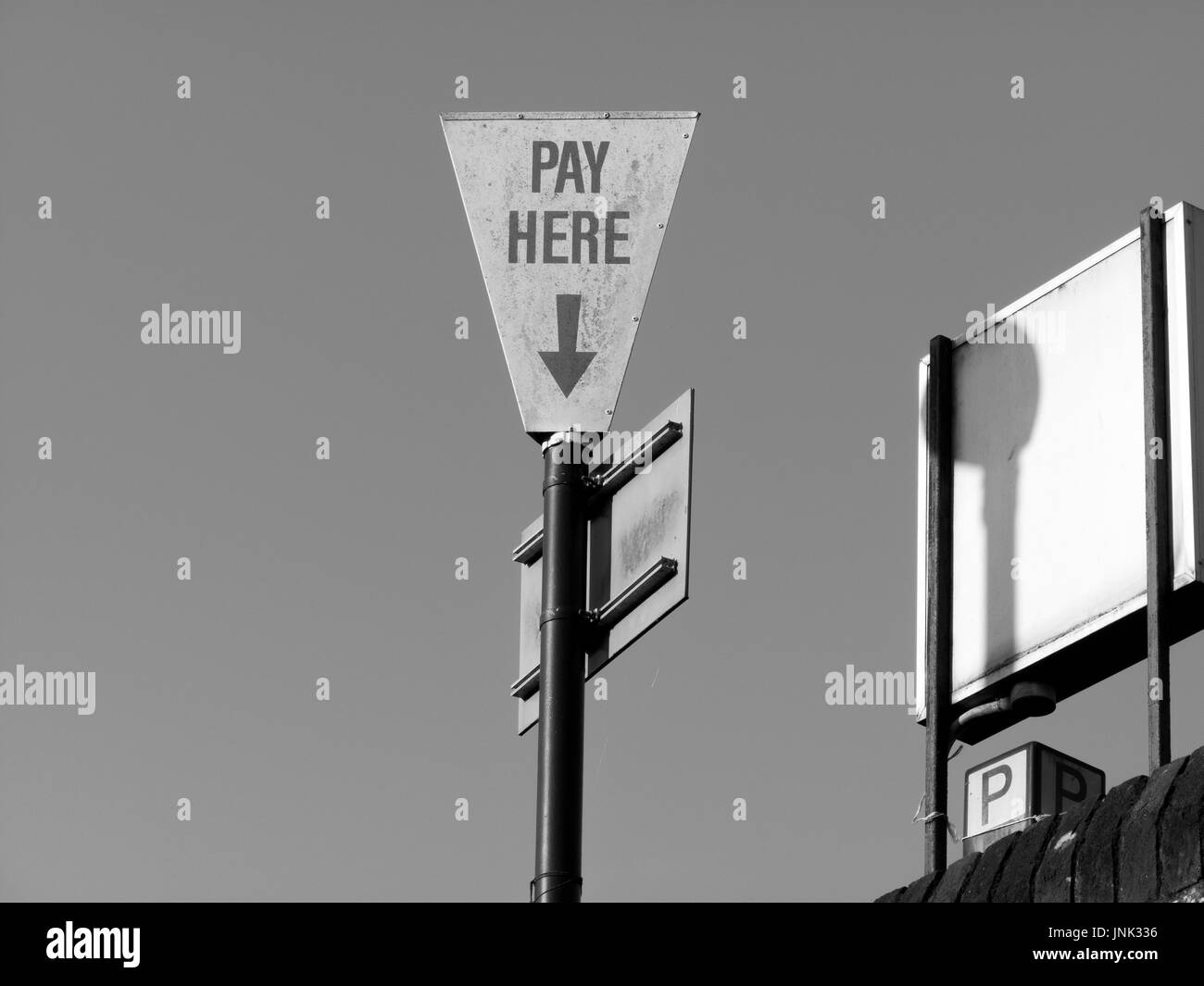 Display parking ticket Black and White Stock Photos & Images - Alamy