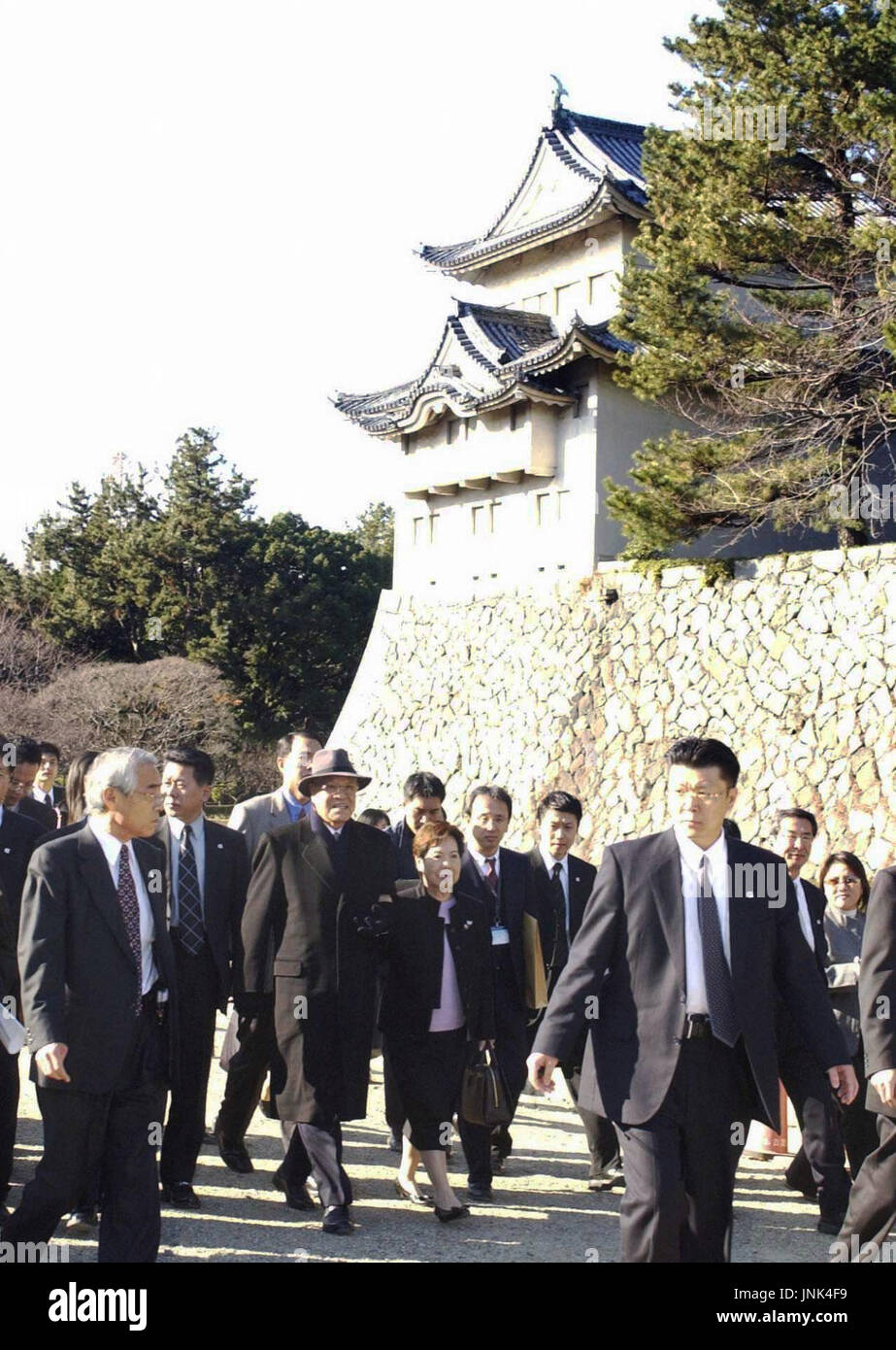 NAGOYA, Japan - Former Taiwan President Lee Teng-hui and his wife Tseng ...