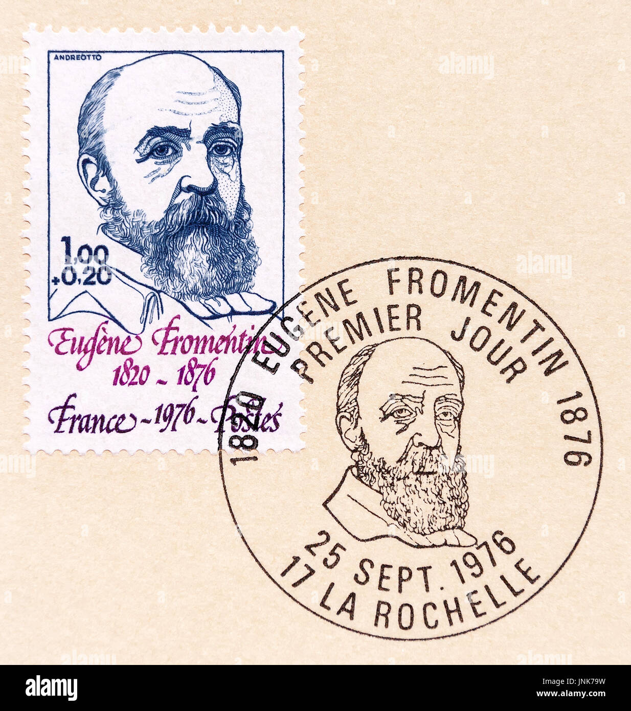 French postage stamps hi-res stock photography and images - Alamy