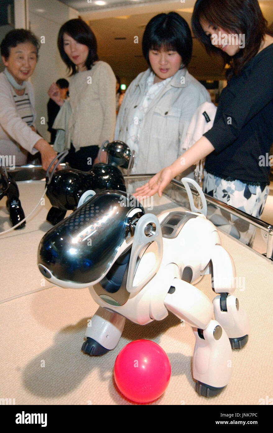 OSAKA, Japan - Visitors at a Sony Style store in Osaka check out the ...
