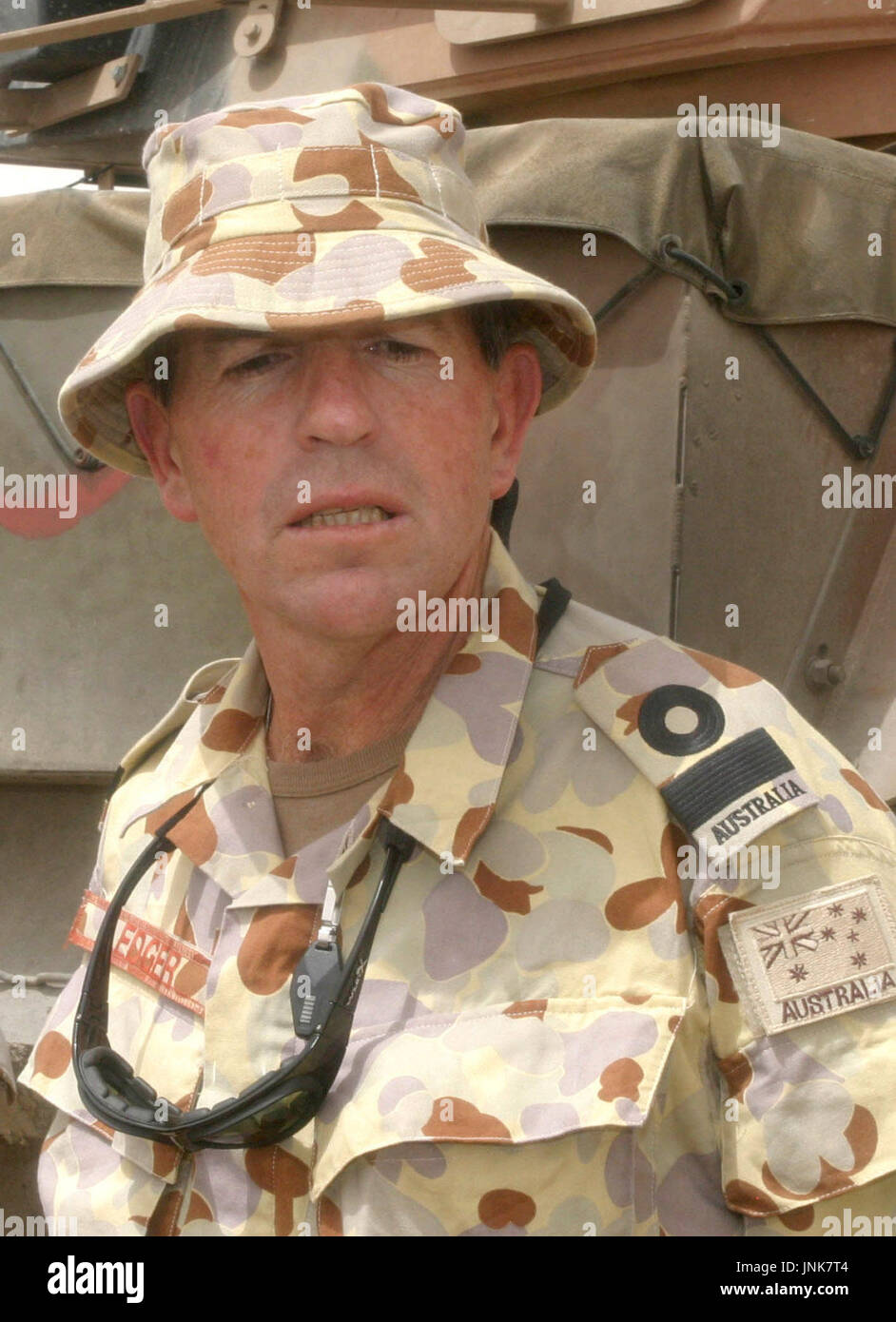 SAMAWAH, Iraq - Geoff Ledger, commander of the Australian Forces in the ...