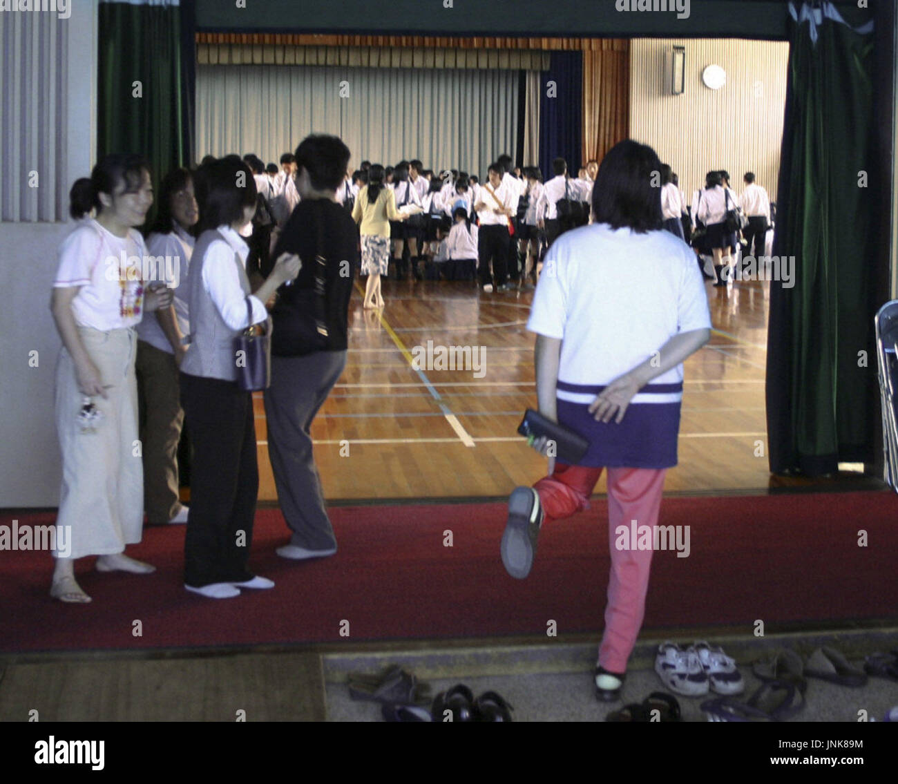 YAMAGUCHI, Japan - Students at the Hikari Senior High School in Hikari ...