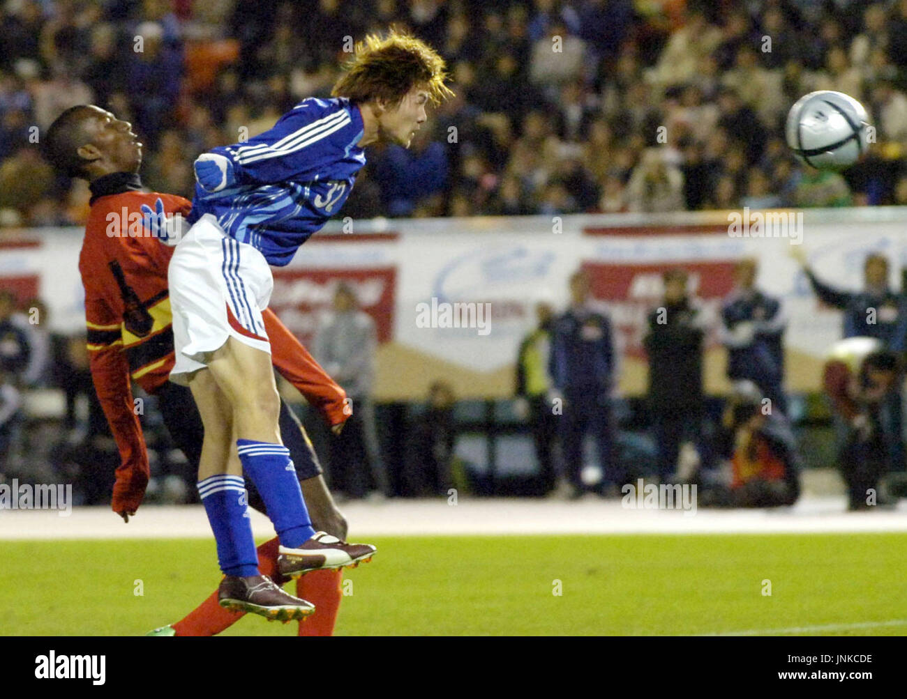 TOKYO, Japan - Japan midfielder Daisuke Matsui scores a goal with ...