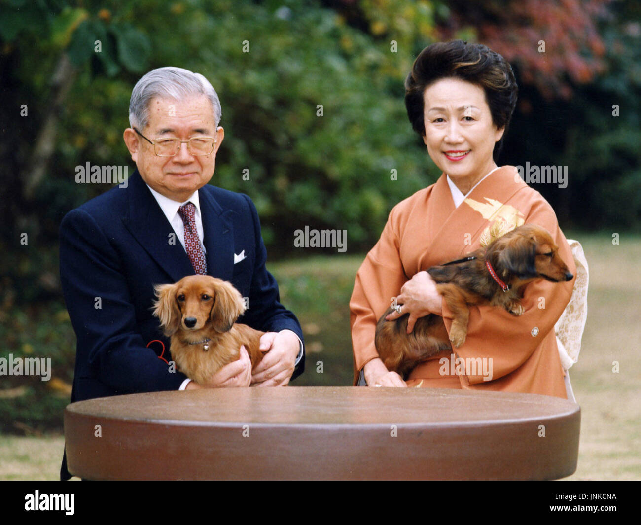 TOKYO, Japan - Prince Hitachi, younger brother of Emperor Akihito, and ...