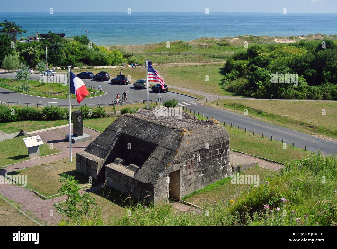 WN 65 "Le Ruquet" (Omaha Beach Stock Photo - Alamy