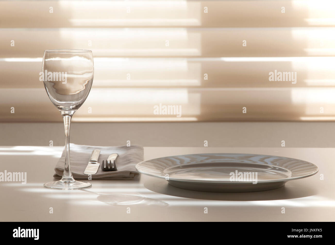 table decoration for one Stock Photo - Alamy