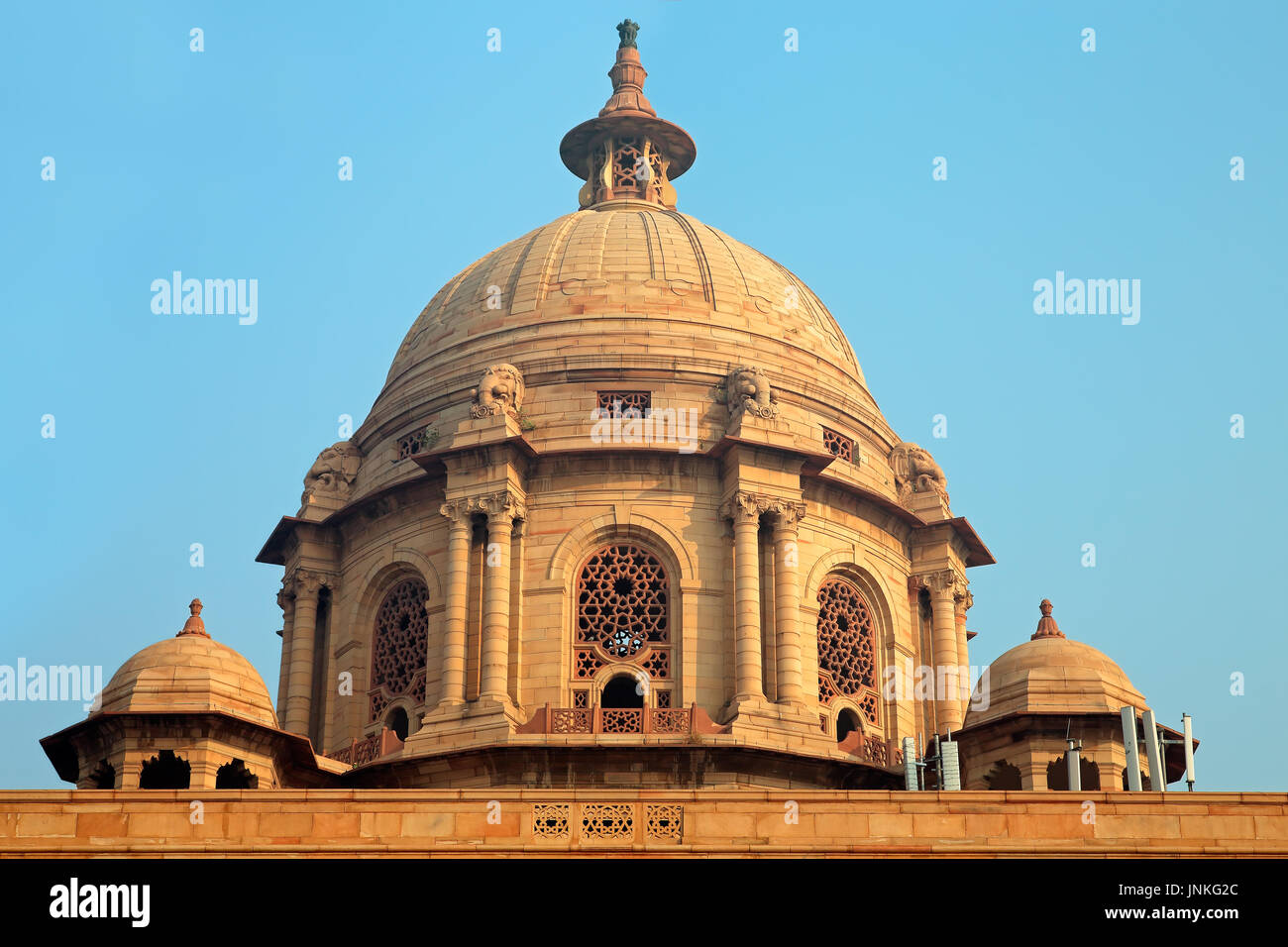 Architectural detail of the Rashtrapati Bhavan - president estate ...