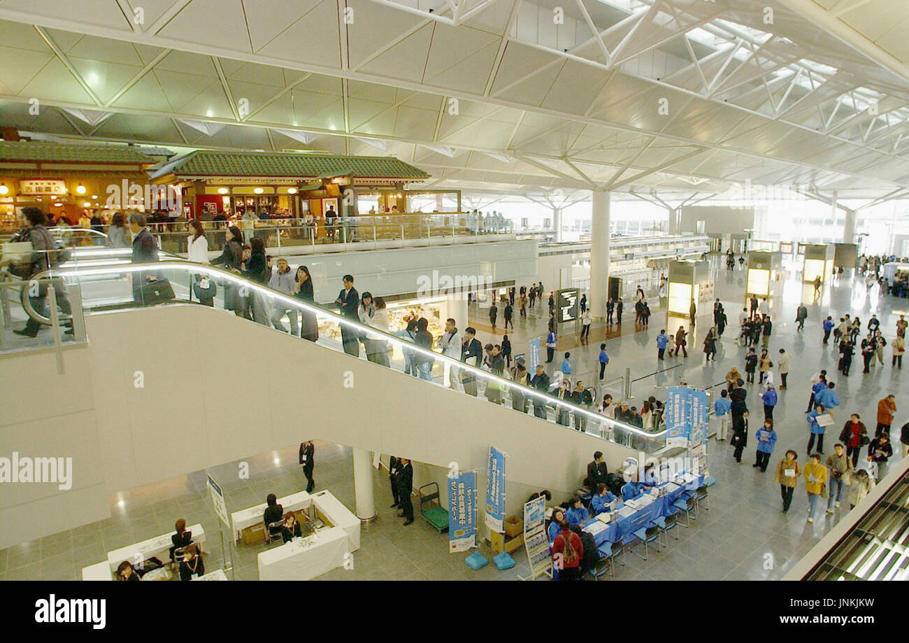 TOKONAME, Japan - Photo shows the passenger terminal of Chubu Centrair ...
