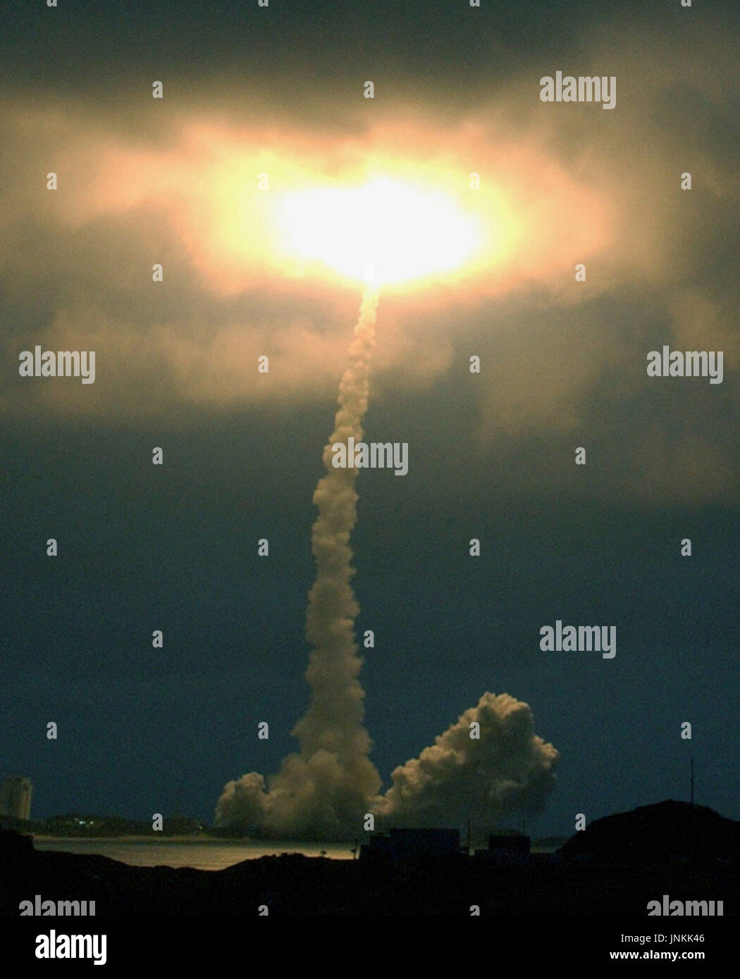 TANEGASHIMA, Japan - Japan's H-2A rocket, carrying a transport ...