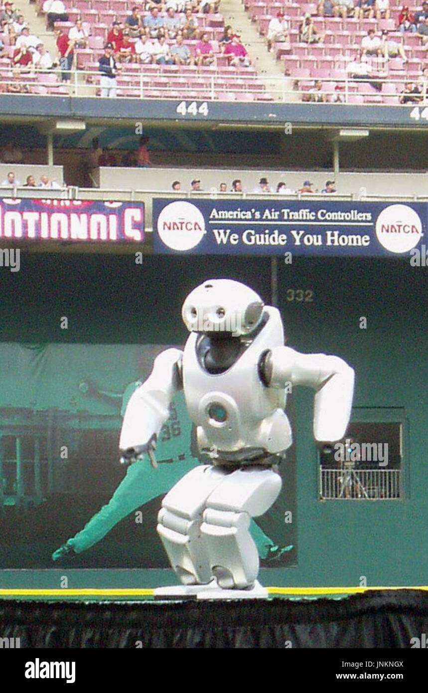 WASHINGTON, United States - Qrio, a humanoid robot developed by Sony ...