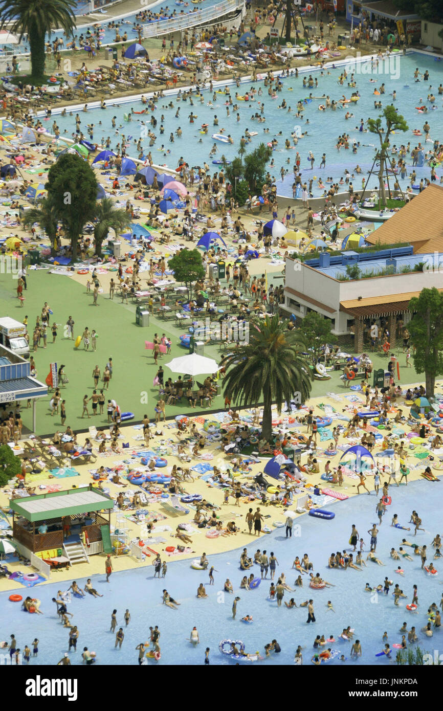 TOKYO, Japan - People flock to a Tokyo swimming pool on July 18, the ...