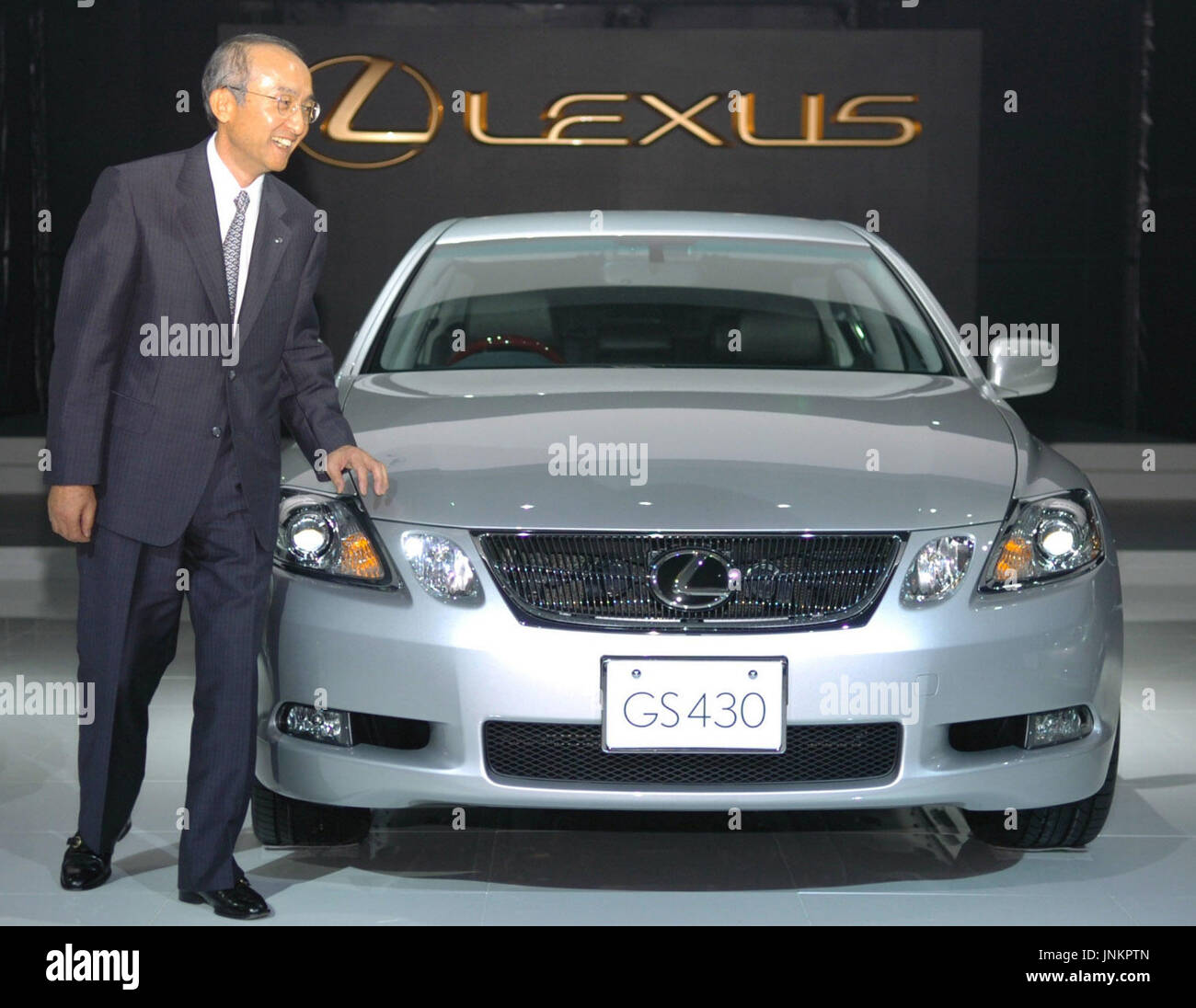 TOKYO, Japan - Toyota Motor Corp. President Katsuaki Watanabe poses for ...