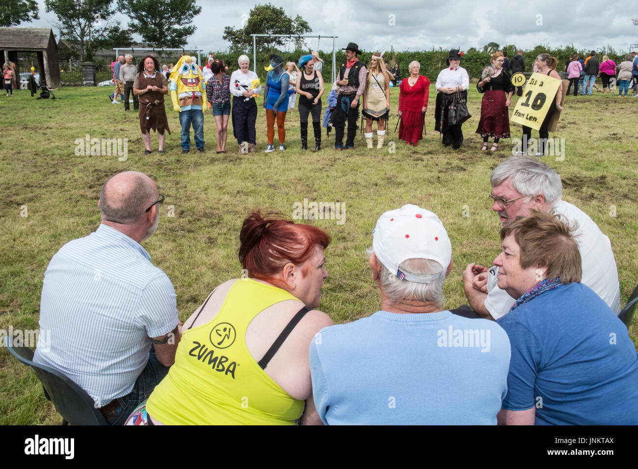 Fancy dress,parade,brass band,performances at,during,10th, anniversary ...